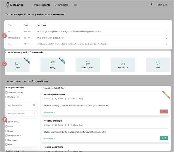 Guide to creating an assessment – English