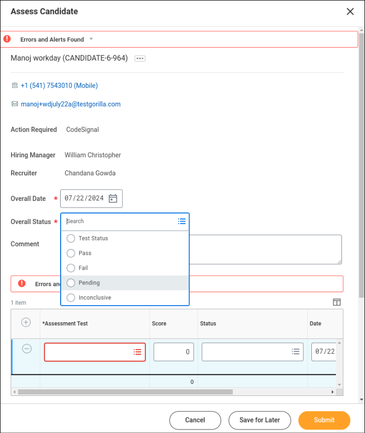 Workday integration – TestGorilla Help Center