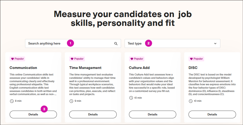 Guia completo para testes – Centro de ajuda do TestGorilla